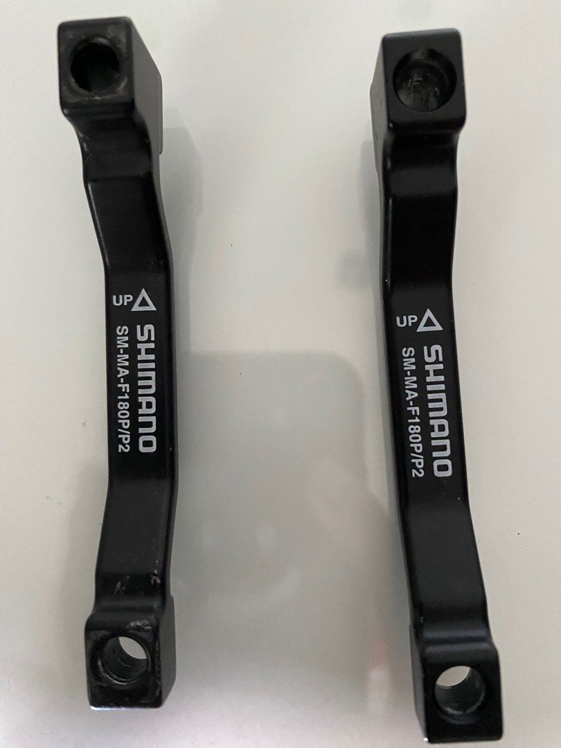 Shimano dics brake mount adapter 180mm $30 2pcs, Sports Equipment ...