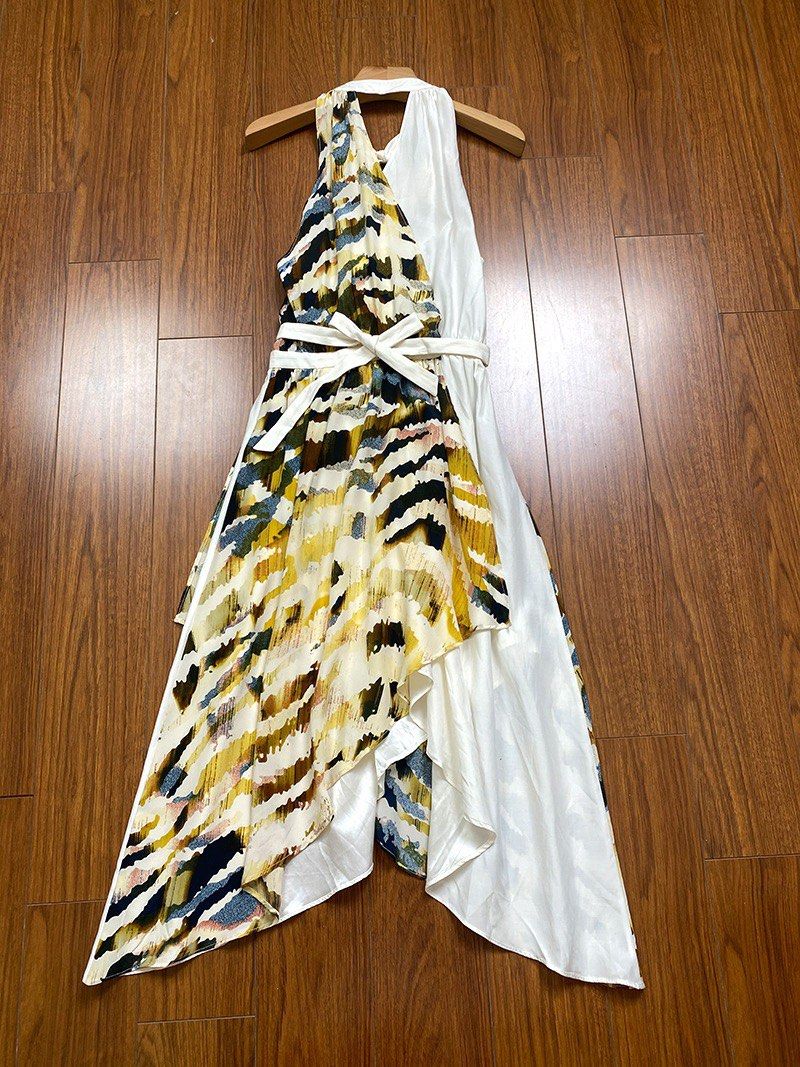 Silk one piece wrap dress, Women's Fashion, Dresses & Sets, Dresses on ...