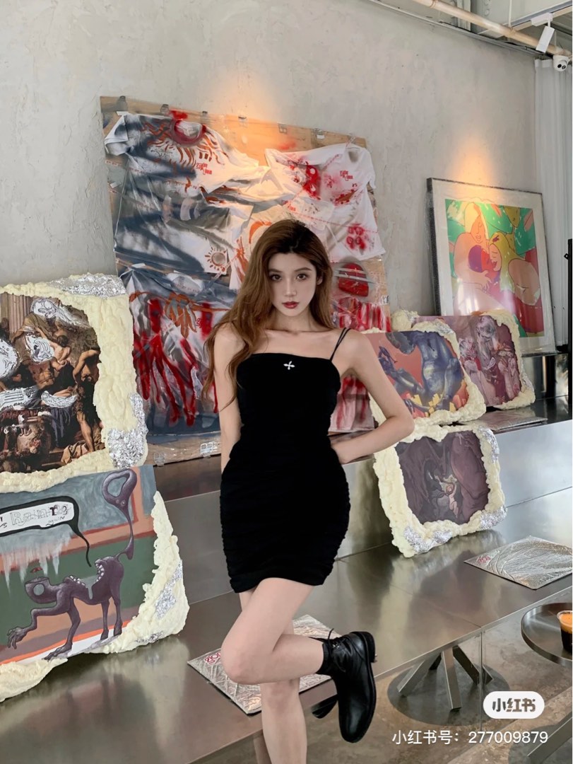 SMFK Black Dress, Women's Fashion, Dresses & Sets, Dresses on Carousell