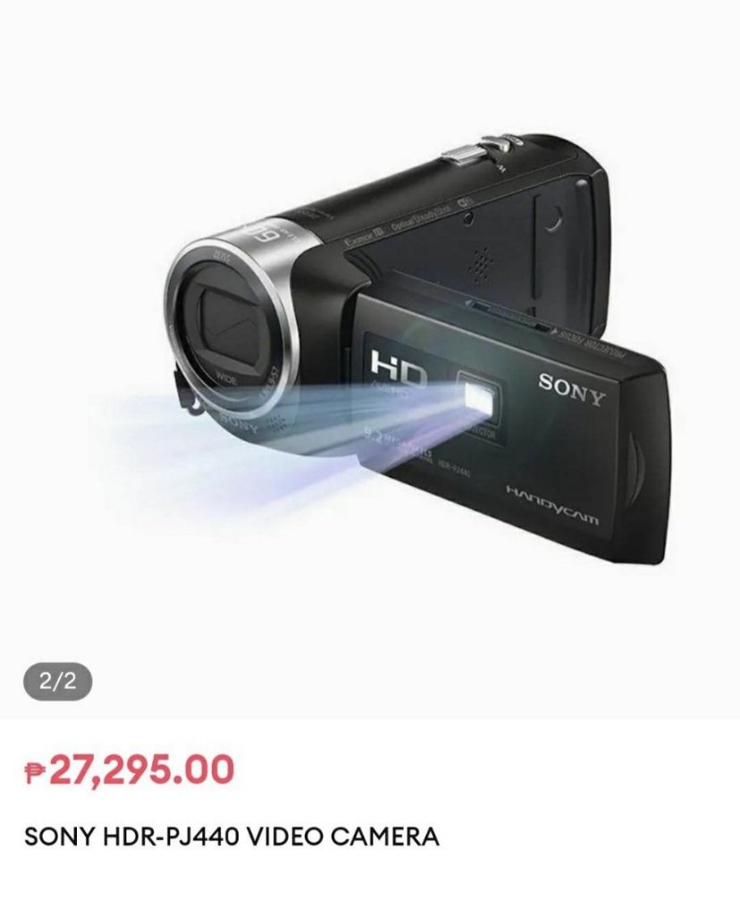 RARE: Sony Handycam PJ440, Photography, Cameras on Carousell