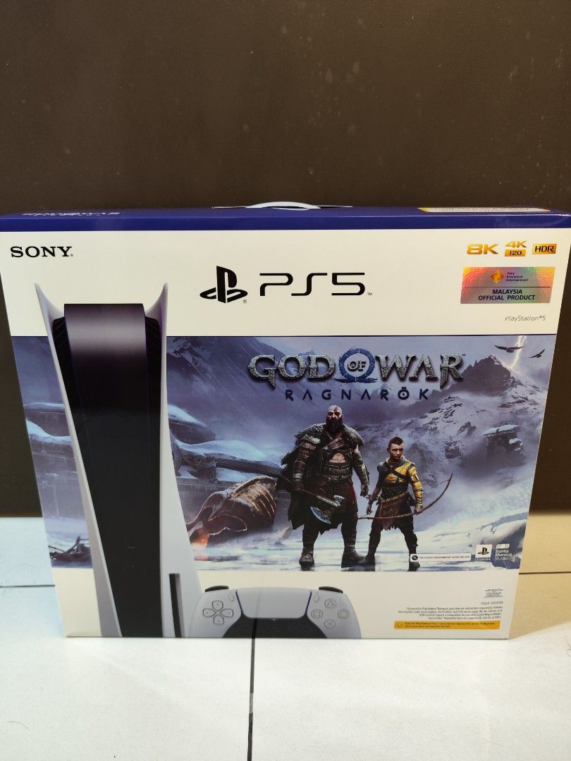 Sony PS5 God of War Ragnarok Disc Version (825GB), Video Gaming, Video Game Consoles ...
