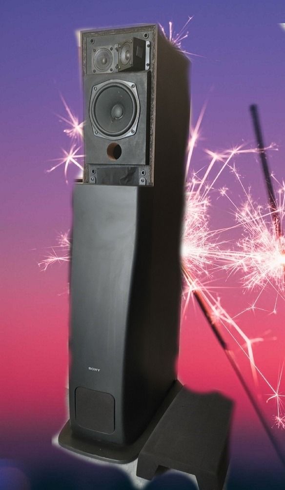 SONY TOWER SPEAKER AND BUILT IN SUPBWOOFER IN good CONDITION, Audio ...