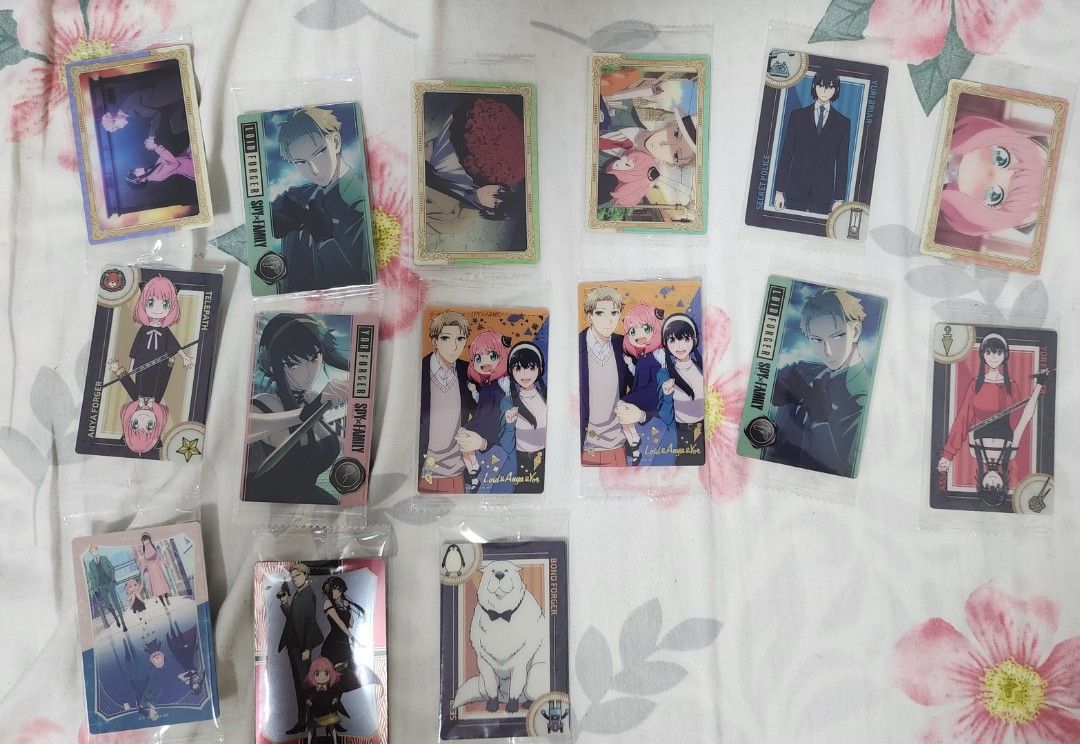 Spy Family Wafer Cards, Hobbies & Toys, Toys & Games on Carousell