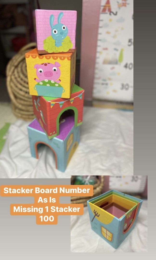 STACKER BOARD NUMBER, Babies & Kids, Infant Playtime on Carousell