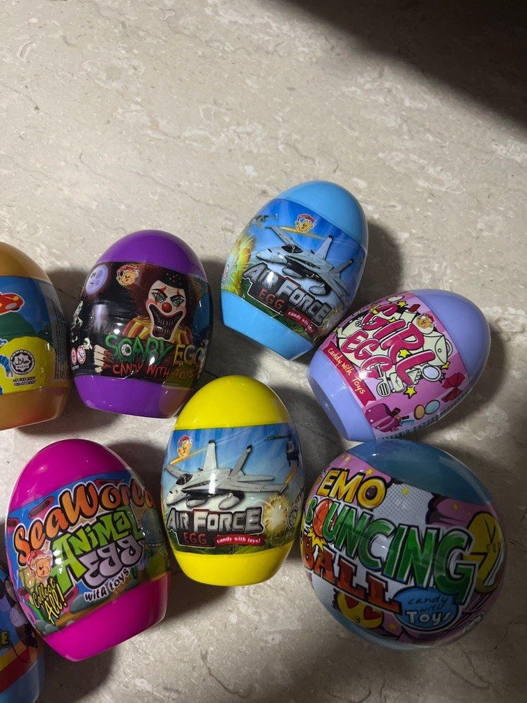 Surprise egg capsules, Hobbies & Toys, Toys & Games on Carousell