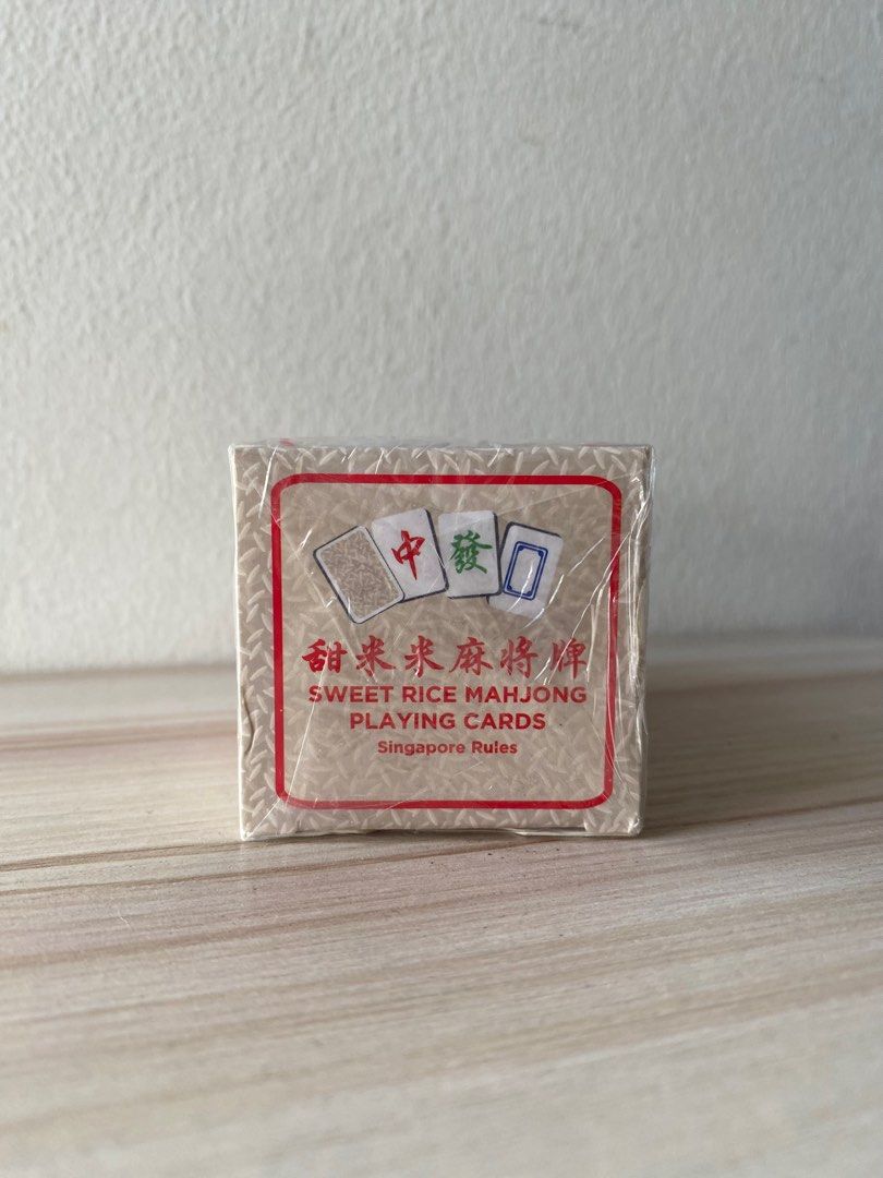 Sweet rice mahjong playing cards, Hobbies & Toys, Toys & Games on Carousell