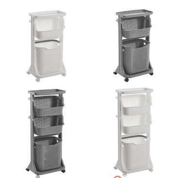 Swing laundry storage laundry basket with wheels NT0158, Furniture ...