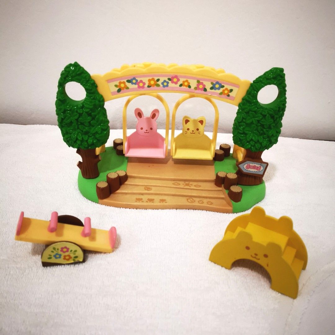 Sylvanian Nursery Playground Swing Set, Hobbies & Toys, Collectibles ...