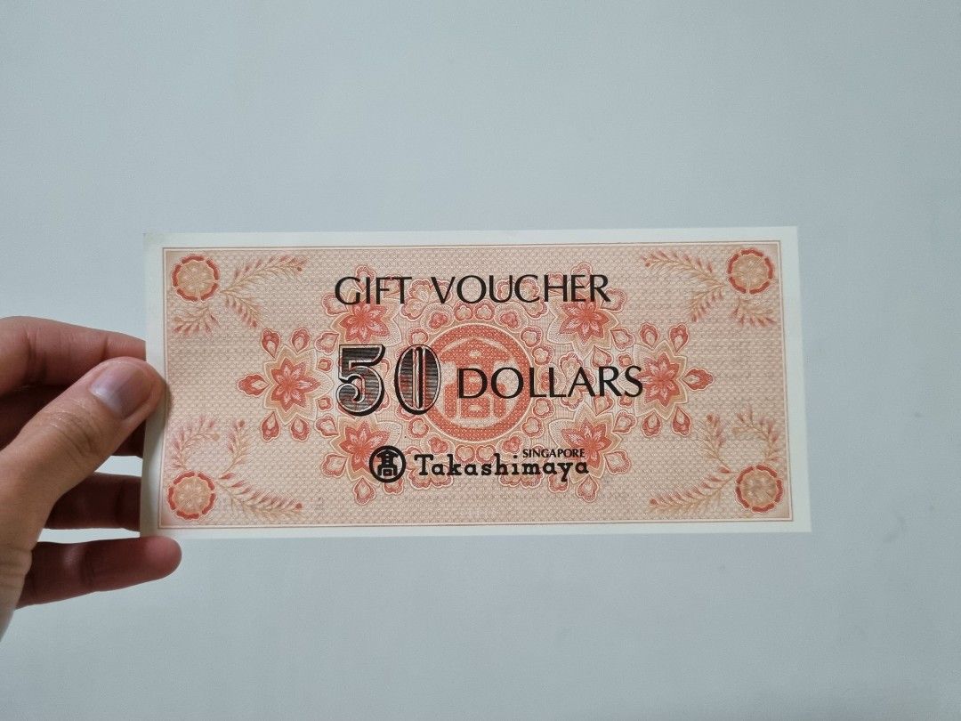Takashimaya Voucher ($50), Tickets & Vouchers, Vouchers on Carousell