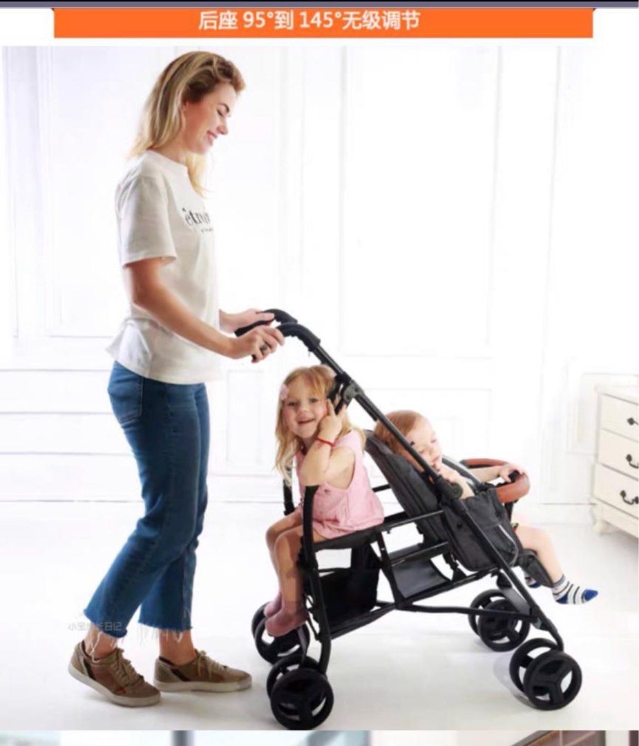 Teai Baby Tandem Front and Back Stroller, Babies & Kids, Going Out ...