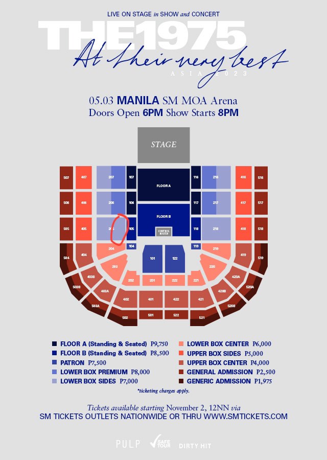 The 1975 ticket, Tickets & Vouchers, Event Tickets on Carousell