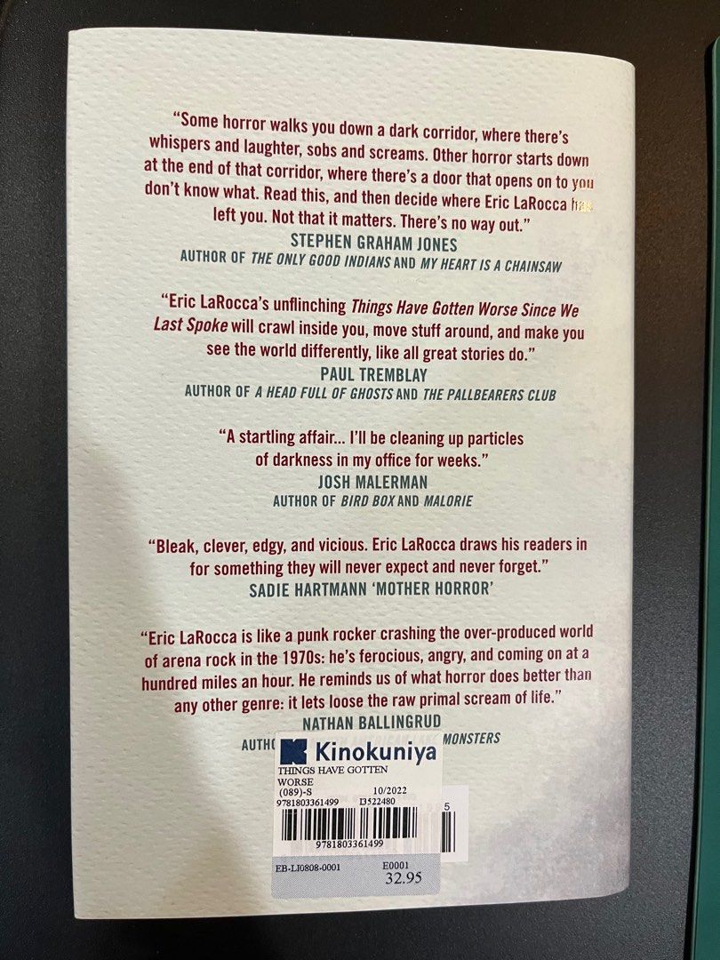 Things have gotten worse since we last spoke, Hobbies & Toys, Books ...