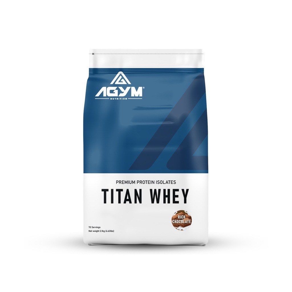 TITAN Whey Protein Isolate 2.1KG, Health & Nutrition, Health ...