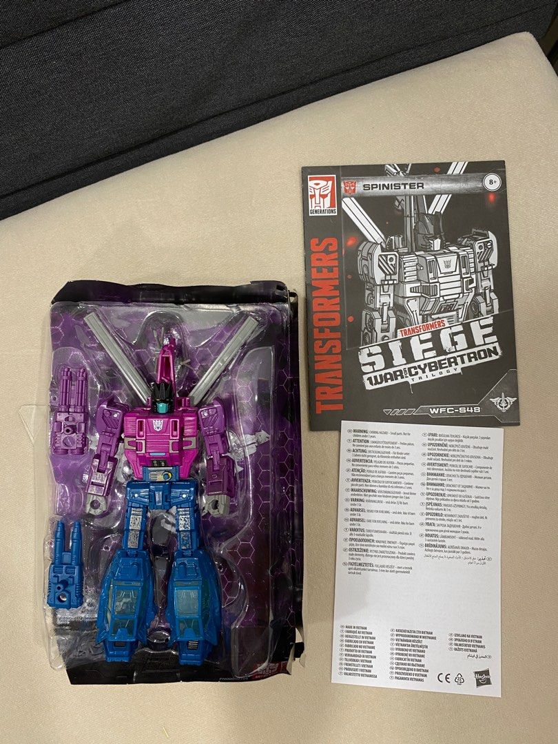 Transformers Siege Spinister Targetmaster G1 BIB, Hobbies & Toys, Toys ...