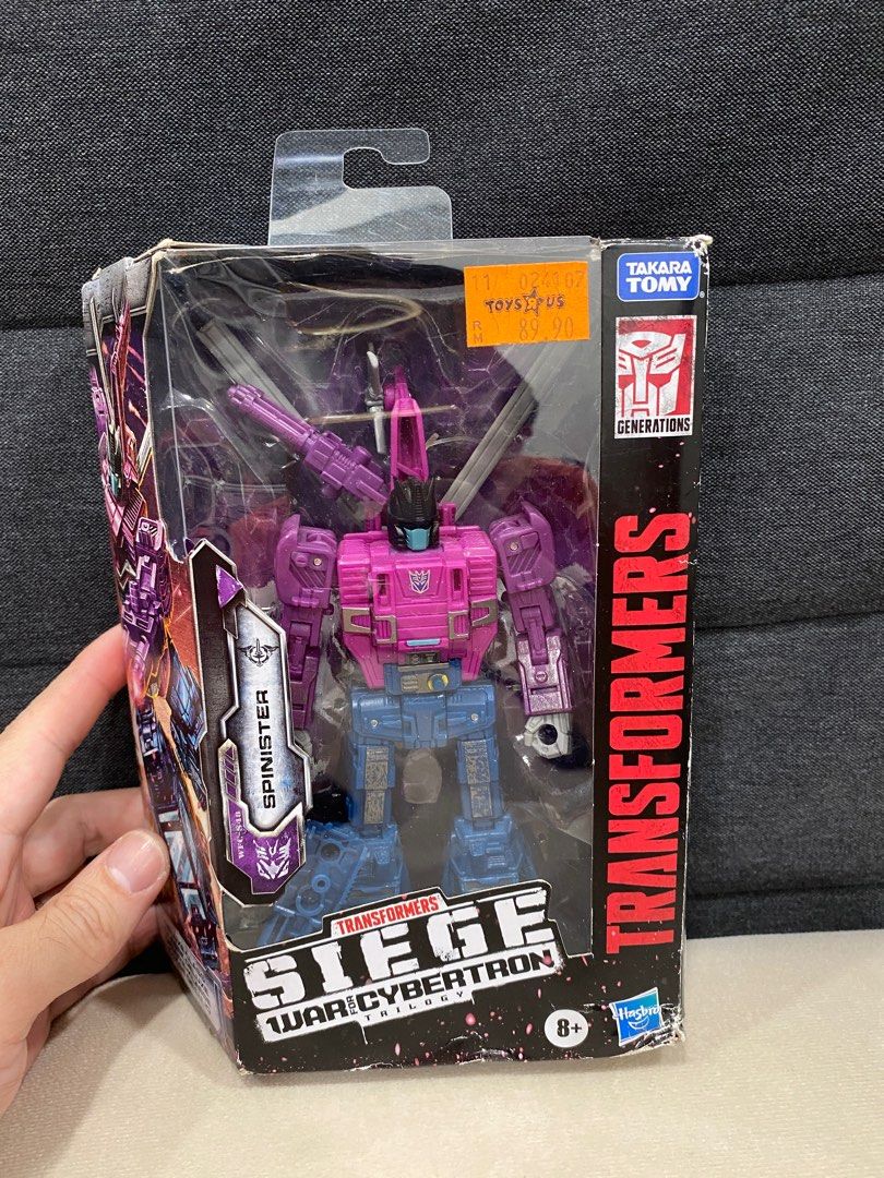 Transformers Siege Spinister Targetmaster G1 BIB, Hobbies & Toys, Toys ...