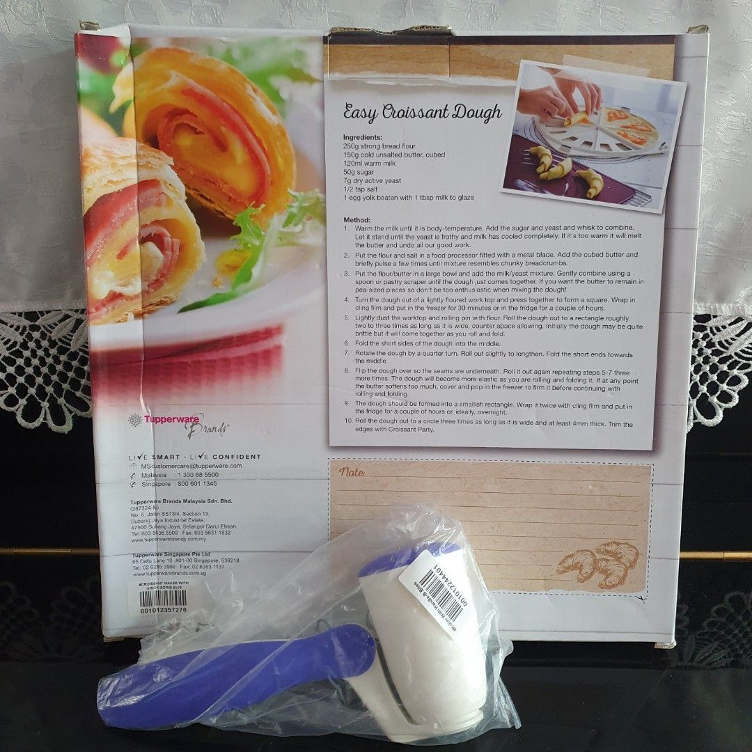 Tupperware Croissant Party Set(& Pizza), Furniture & Home Living ...