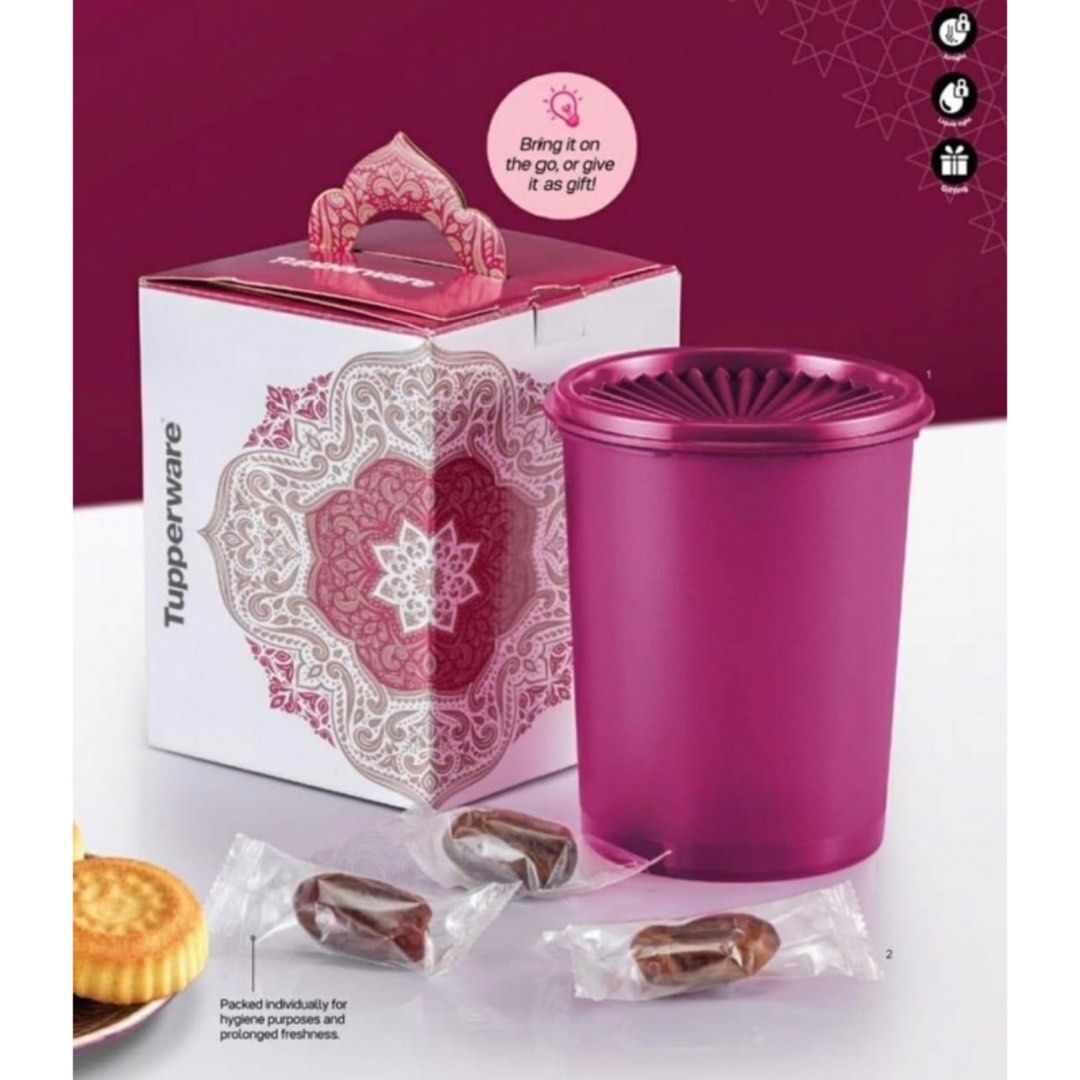 Tupperware Hari Raya Kurma Gift Set 2023, Food & Drinks, Local Eats on ...