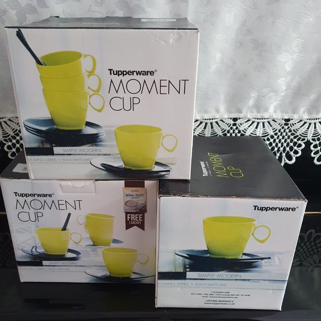 Tupperware Moment Cups, Furniture & Home Living, Kitchenware ...