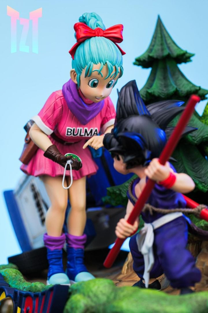 TZT Studio - Kid Goku & Bulma, Hobbies & Toys, Toys & Games on Carousell