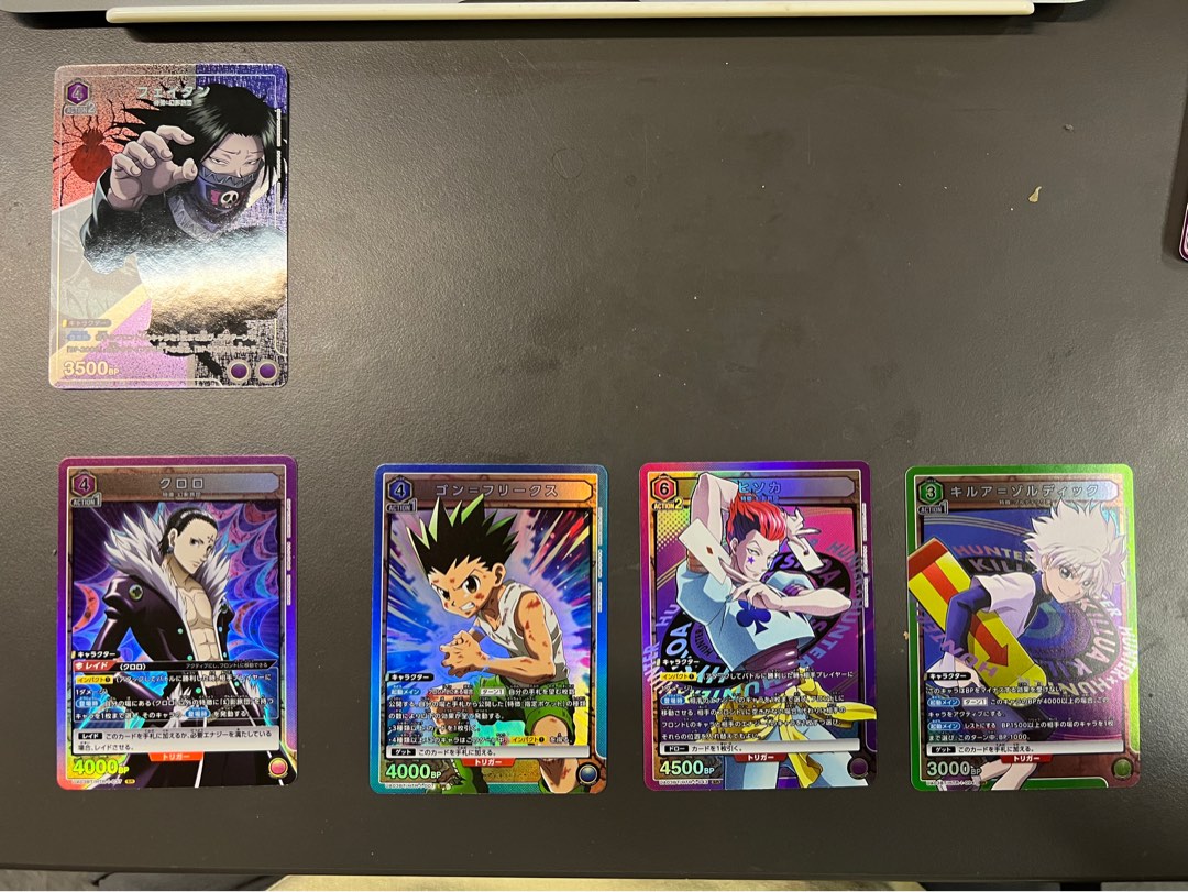 Union arena | hunter x hunter HXH |全職獵人｜飛坦R 1星 ｜SR |R, 興趣及遊戲, 玩具 & 遊戲類 ...