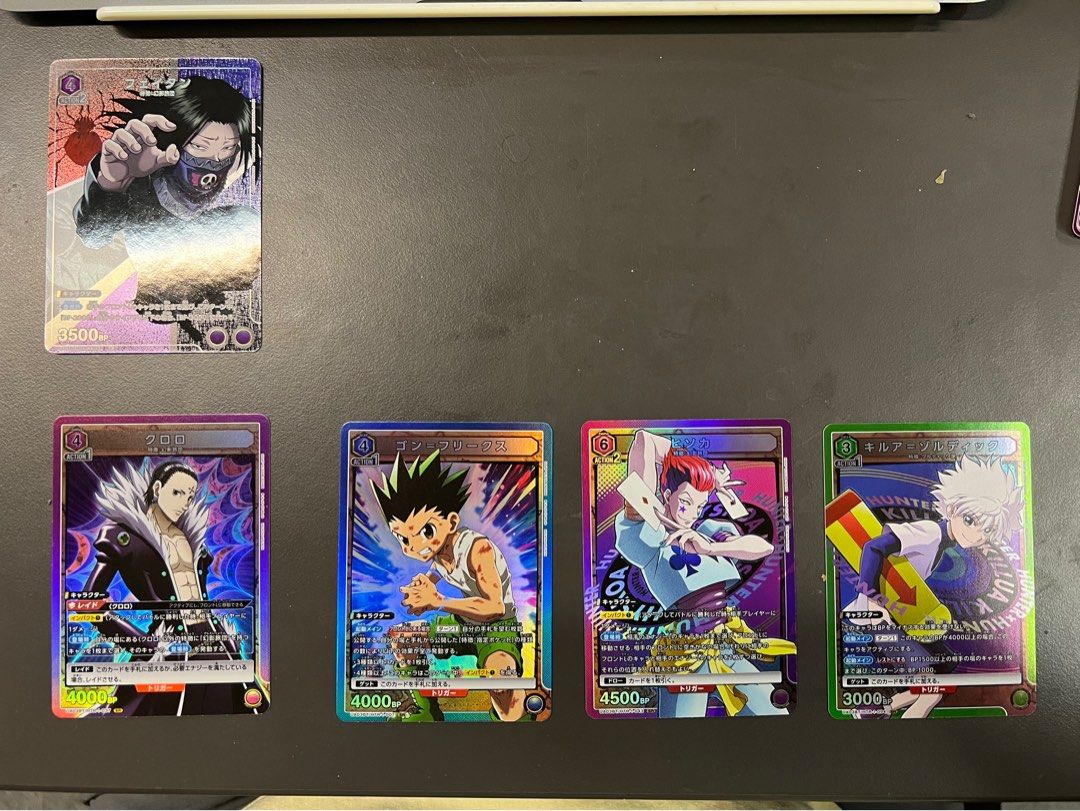 Union arena | hunter x hunter HXH |全職獵人｜飛坦R 1星 ｜SR |R, 興趣及遊戲, 玩具 & 遊戲類 ...