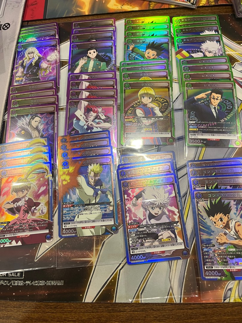 Union Arena Hunter x Hunter Master SR playset, Hobbies & Toys, Toys ...