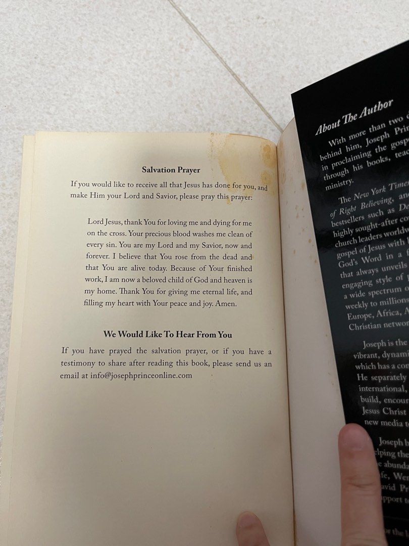 Unmerited favour by joseph prince, Hobbies & Toys, Books & Magazines ...