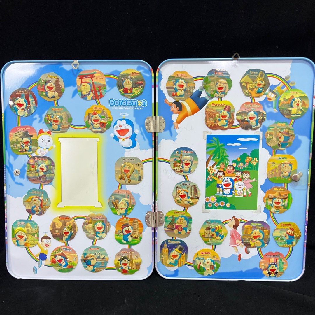 Very rare Fujiko-Pro Doraemon Rainbow World Tour 7-Eleven Magnet ...