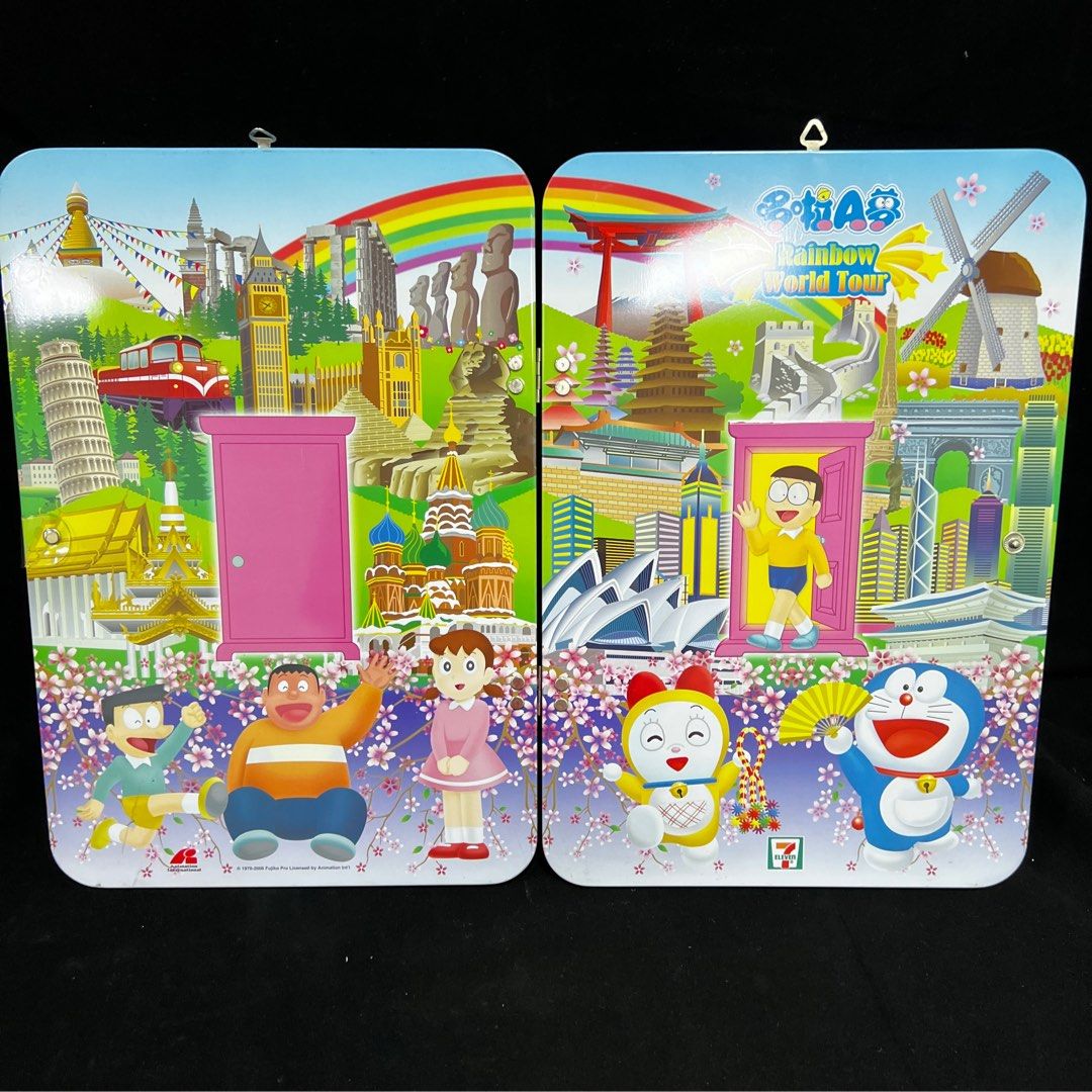 Very rare Fujiko-Pro Doraemon Rainbow World Tour 7-Eleven Magnet ...