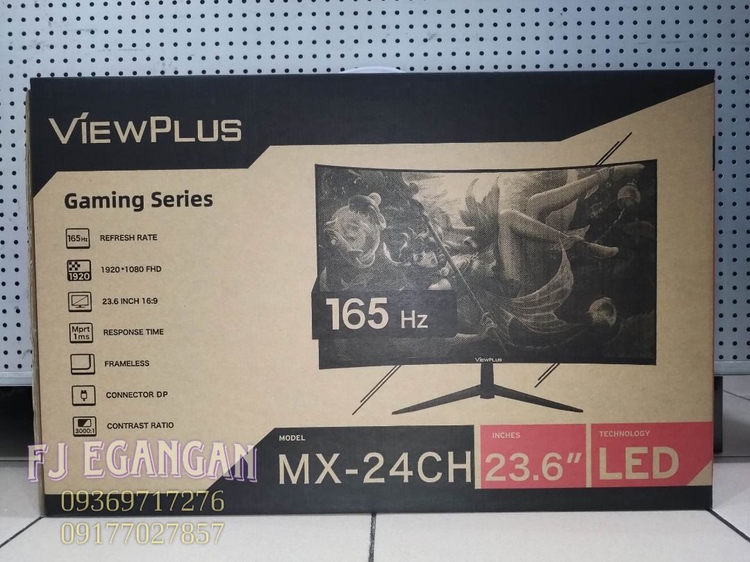 Viewplus MX-24CH 23.6" with VGA and HDMI port Curve LED Monitor ...