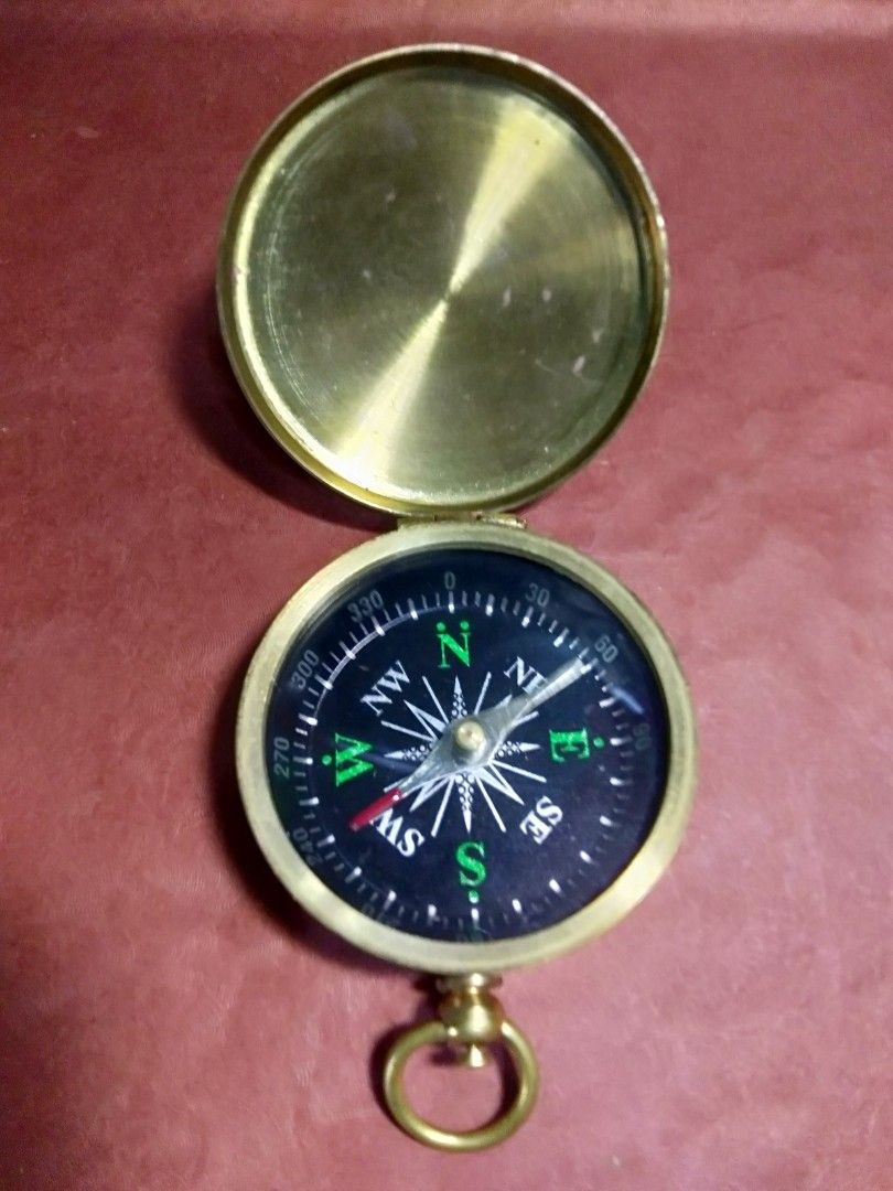 Vintage Brass Compass From Uk On Carousell