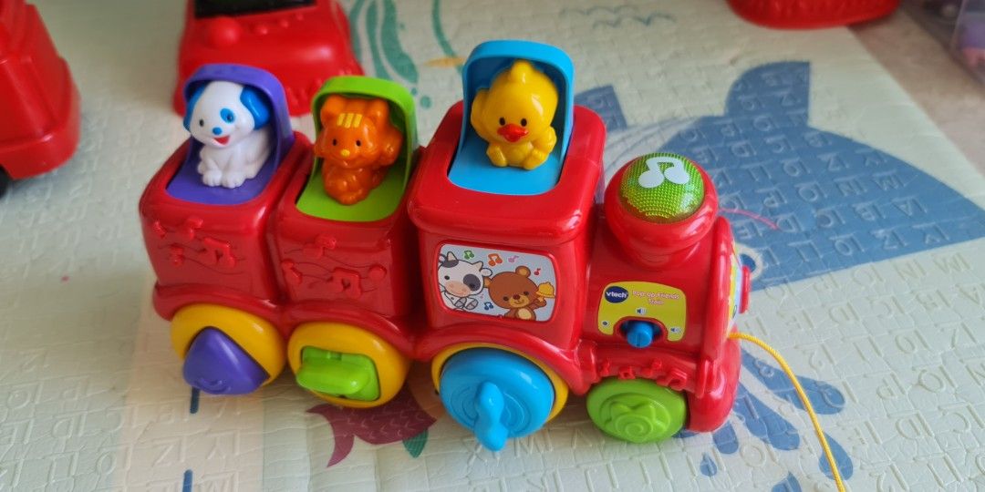 Vtech pop-up friends train toy, Hobbies & Toys, Toys & Games on Carousell