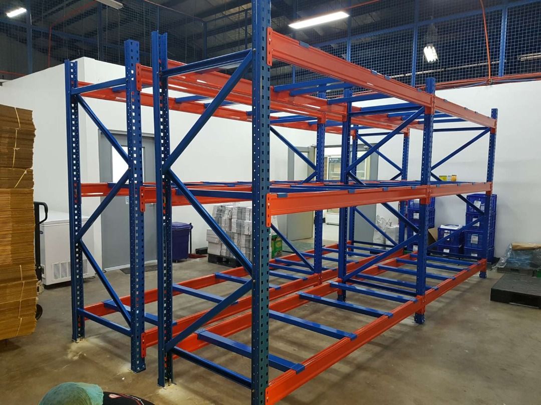 Warehouse Type Pallet Rack Adjustable layers, Furniture & Home Living ...