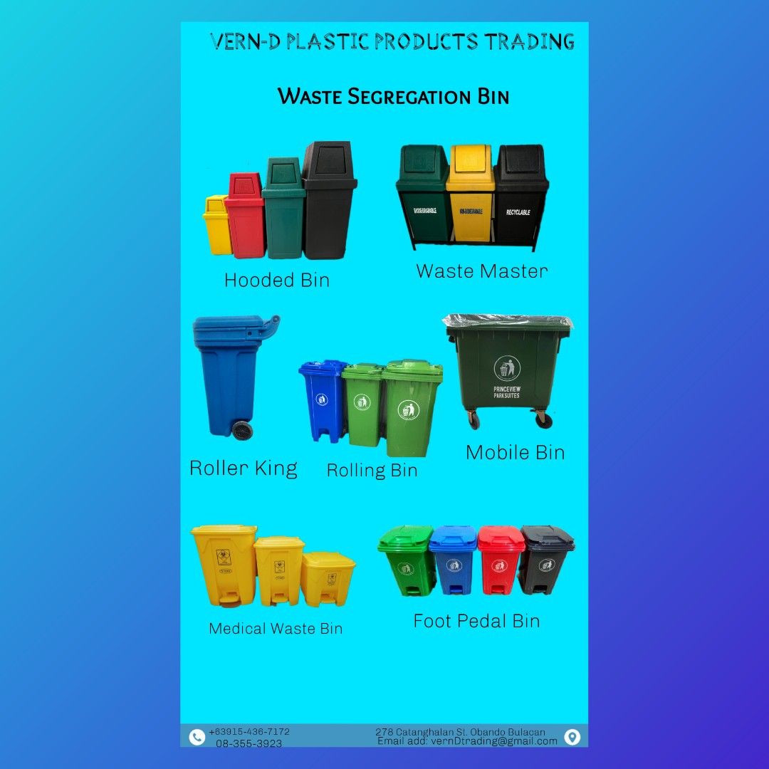 Waste Segregation Bin, Furniture & Home Living, Cleaning & Homecare ...