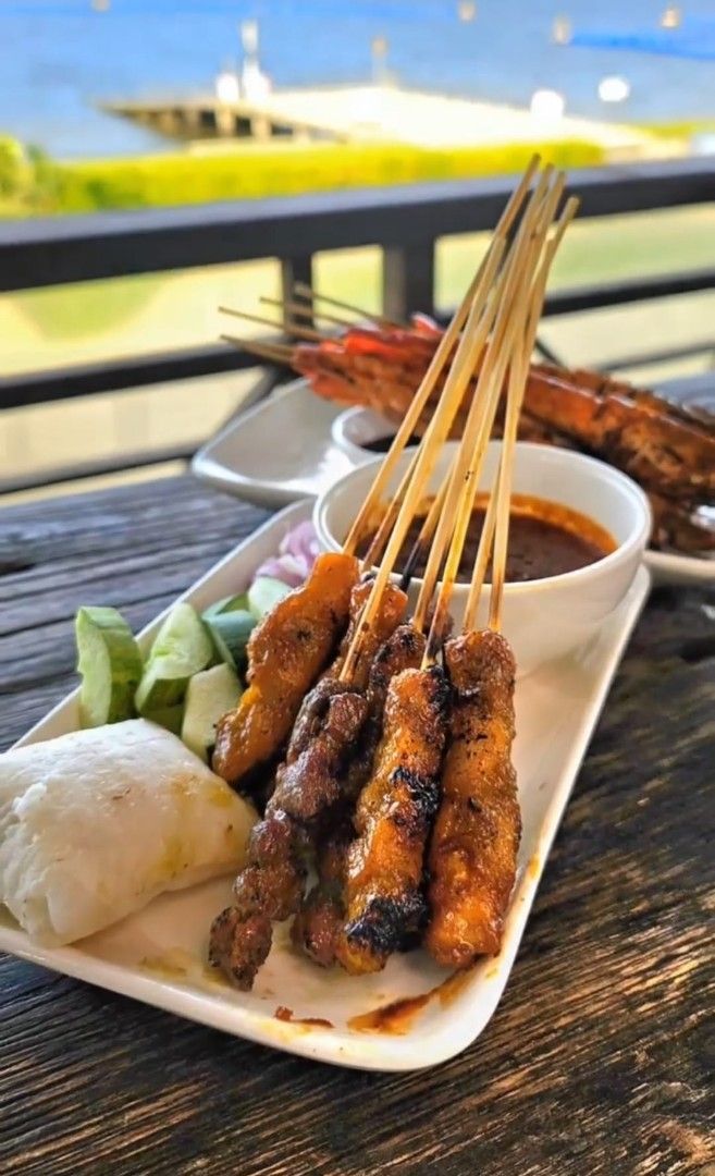 We have grilled or raw chicken, beef, mutton and tripe satay. Best ...