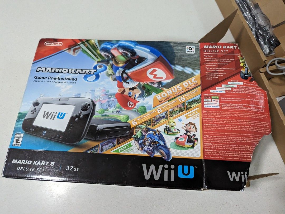 Wii u Nintendo console working and boxed with all included items and ...