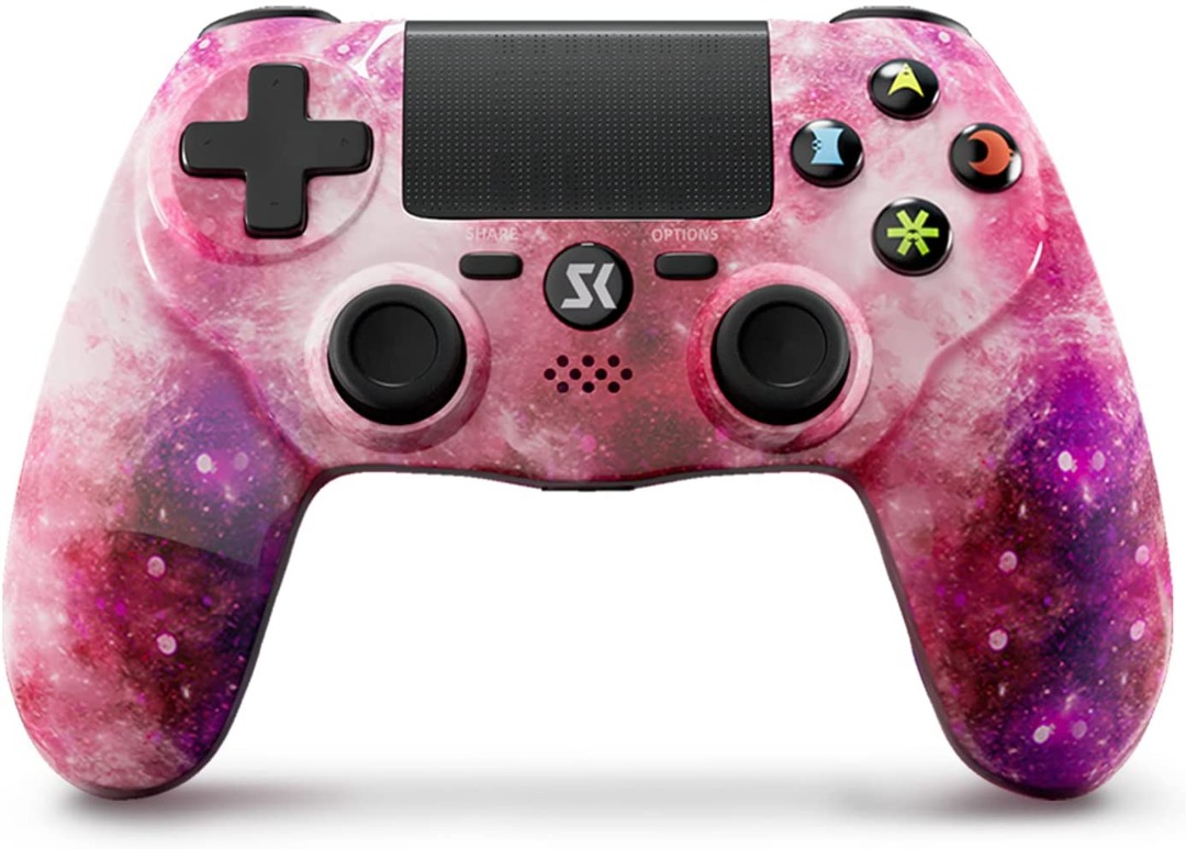 Wireless Controller for PS4, Sakura Pink Girl Series Game Controller ...