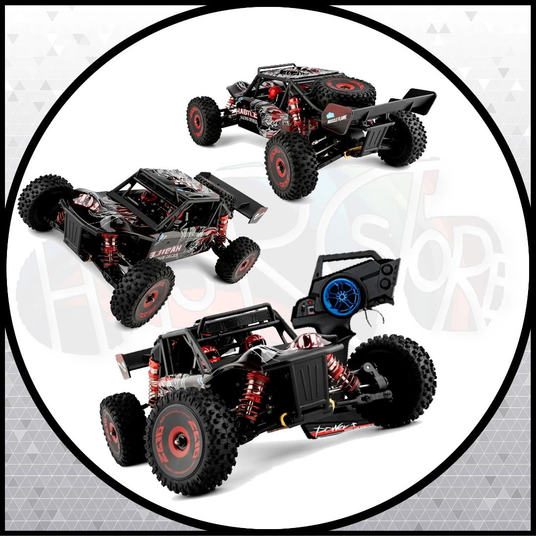 WLToys 124016 V2 RC Car Off-road Buggy Basher 1:12 scale 2.4ghz ...