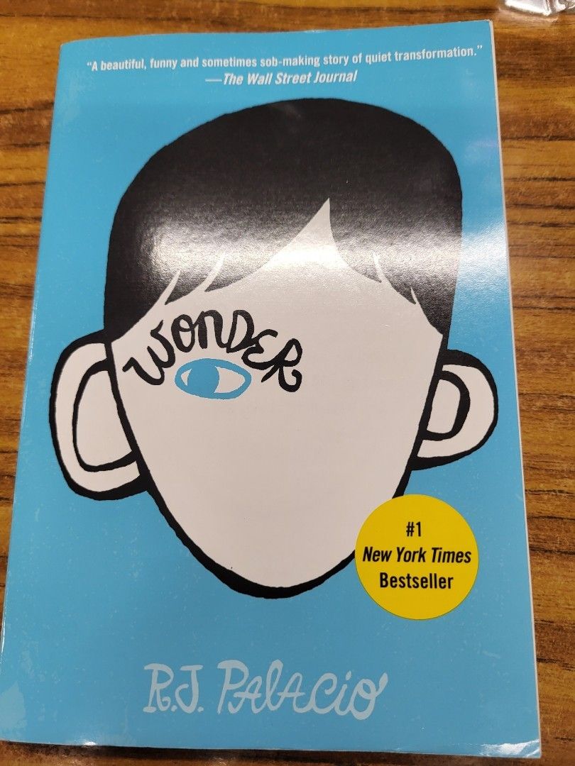 Wonder- R.J. PALACIO, 興趣及遊戲, 書本 & 文具, 小說 & 故事書 - Carousell