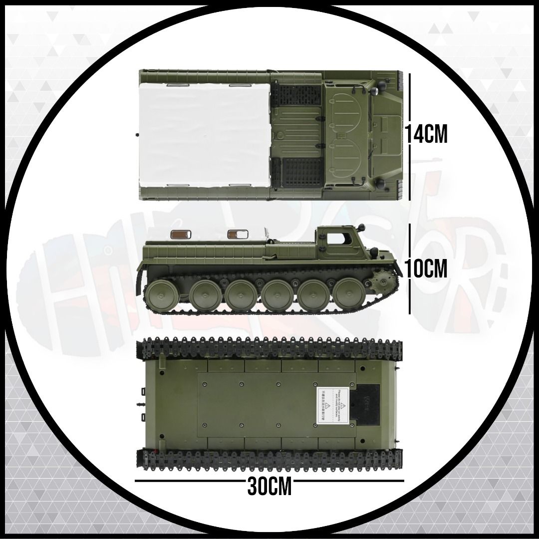 WPL E1 RC Tank Crawler 1:16 Scale 2.4ghz RTR, Hobbies & Toys, Toys ...