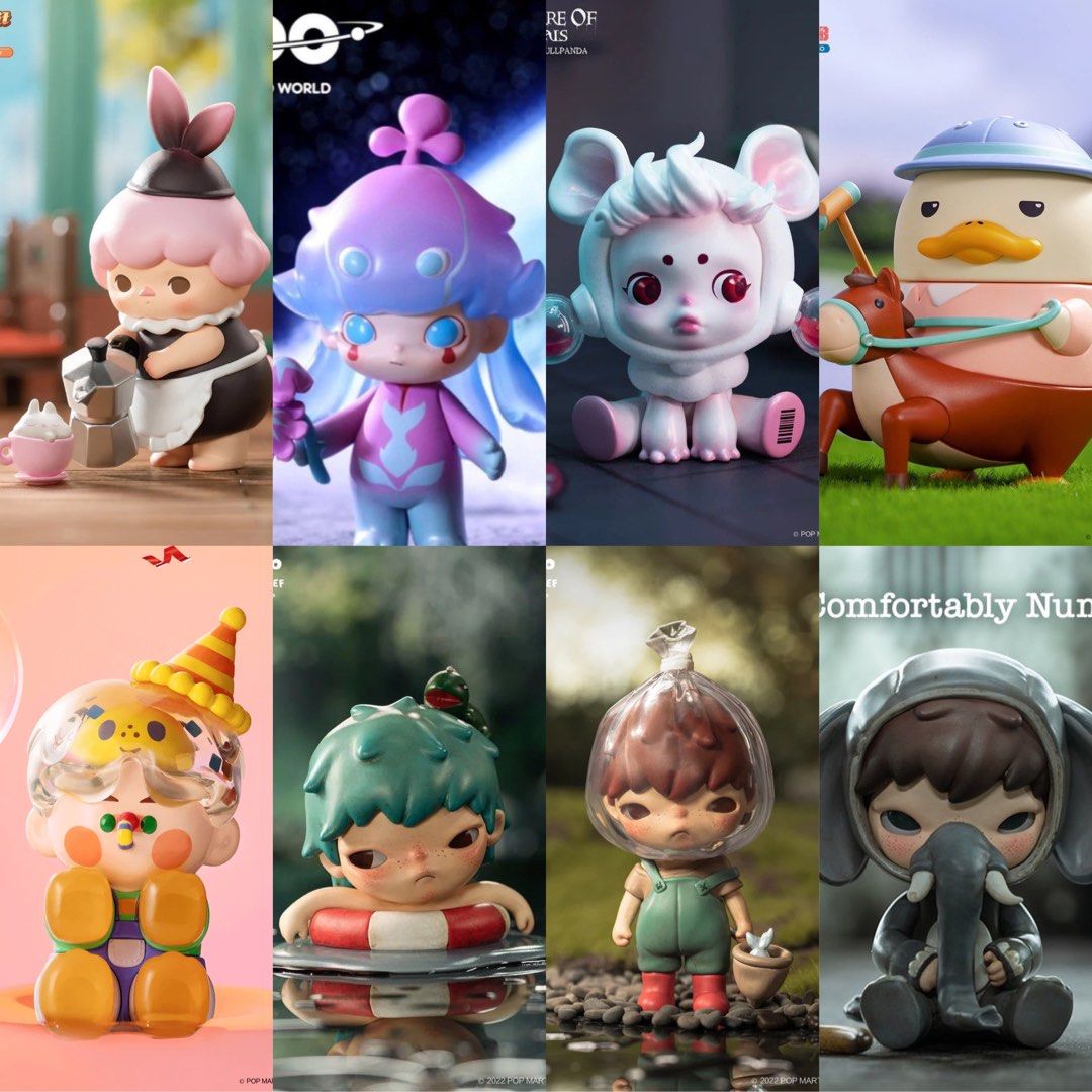 WTS POPMART Hirono Skullpanda Dimoo Pucky Duckoo, Hobbies & Toys, Toys ...
