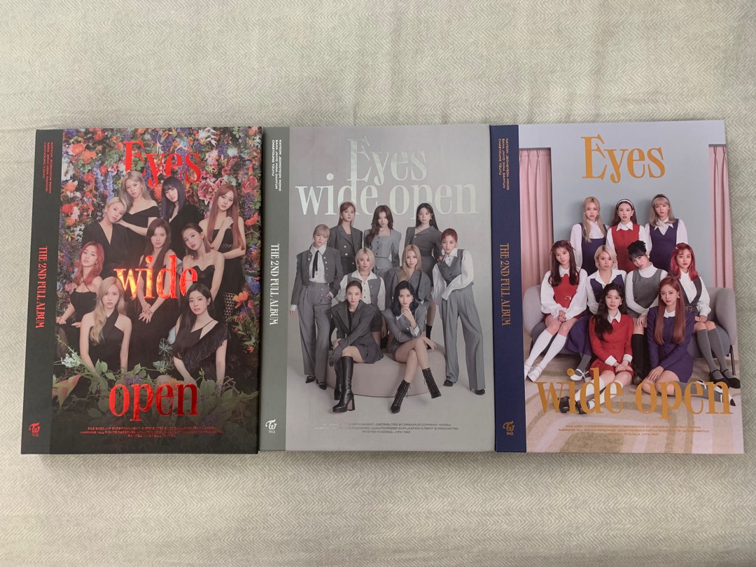 WTS TWICE Eyes wide Open albums, Hobbies & Toys, Memorabilia ...