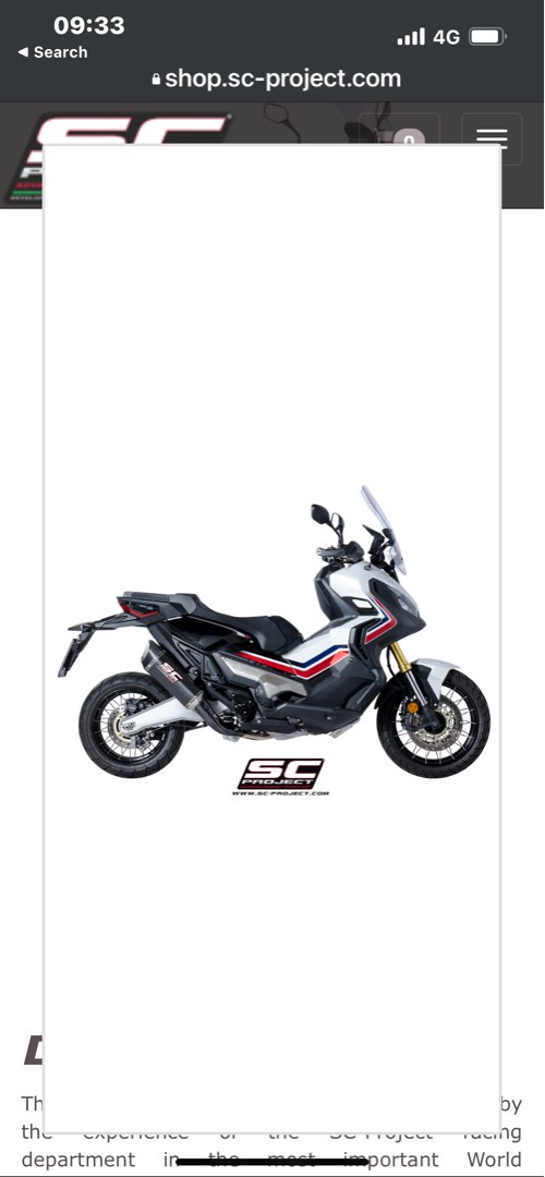XADV SC PROJECT SC1-R, Motorcycles, Motorcycle Accessories on Carousell