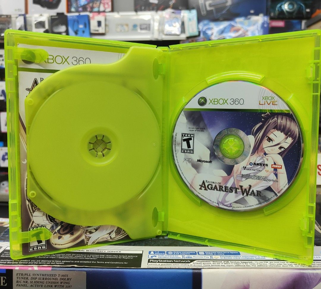 Xbox 360 Record of Agarest War + Sound Track Disc, Video Gaming, Video ...