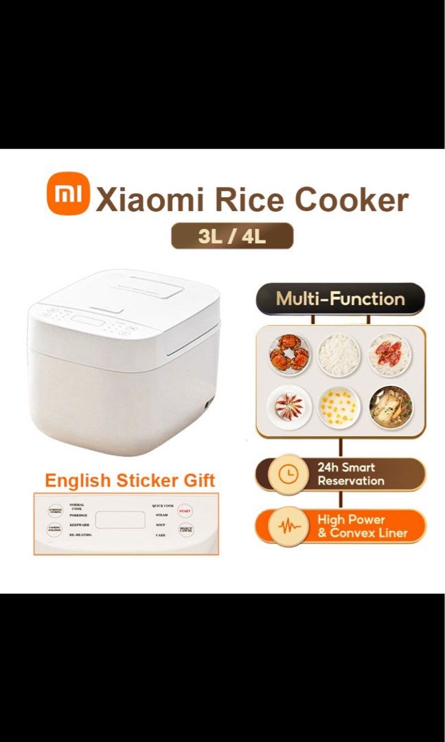 Xiaomi Rice Cooker, TV & Home Appliances, Kitchen Appliances, Cookers ...