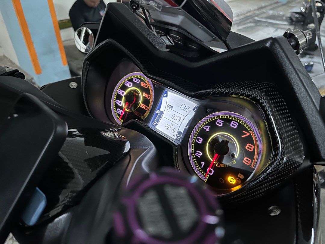 Xmax 300 250 Speedometer Speedo meter dash Skin, Motorcycles ...