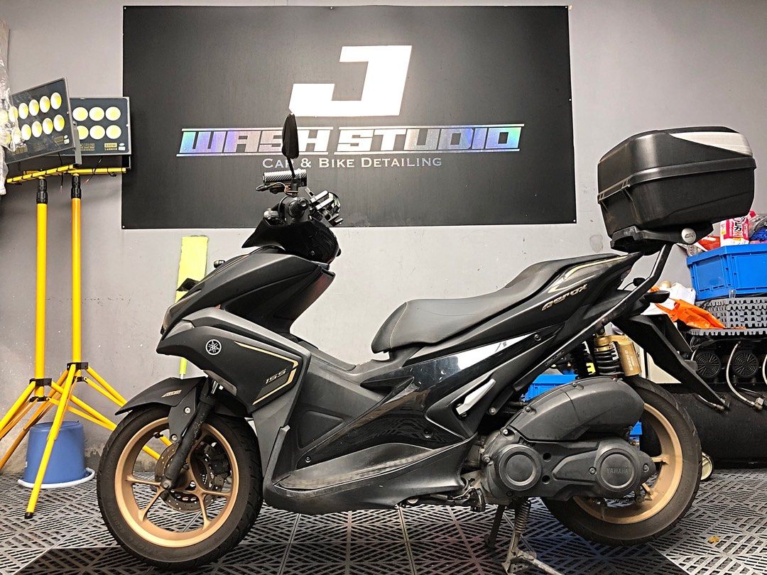 Yamaha Aerox 155 V1 (Keyless), Motorcycles, Motorcycles for Sale, Class ...