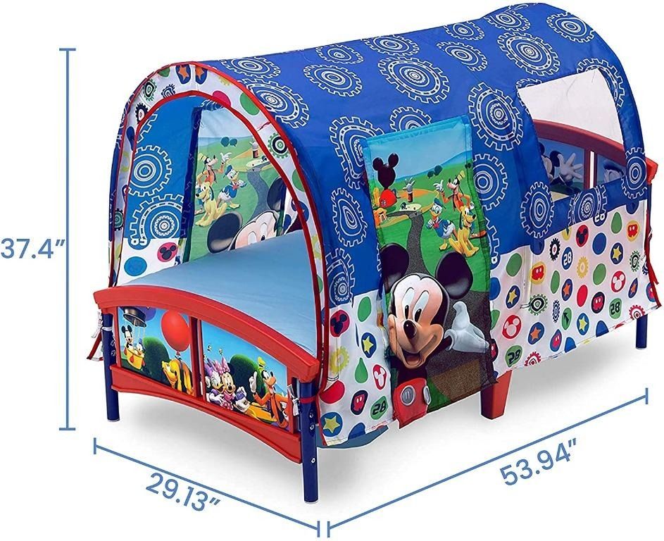 [YBR] Delta Children Toddler Tent Bed Mickey mouse disney donald minie ...