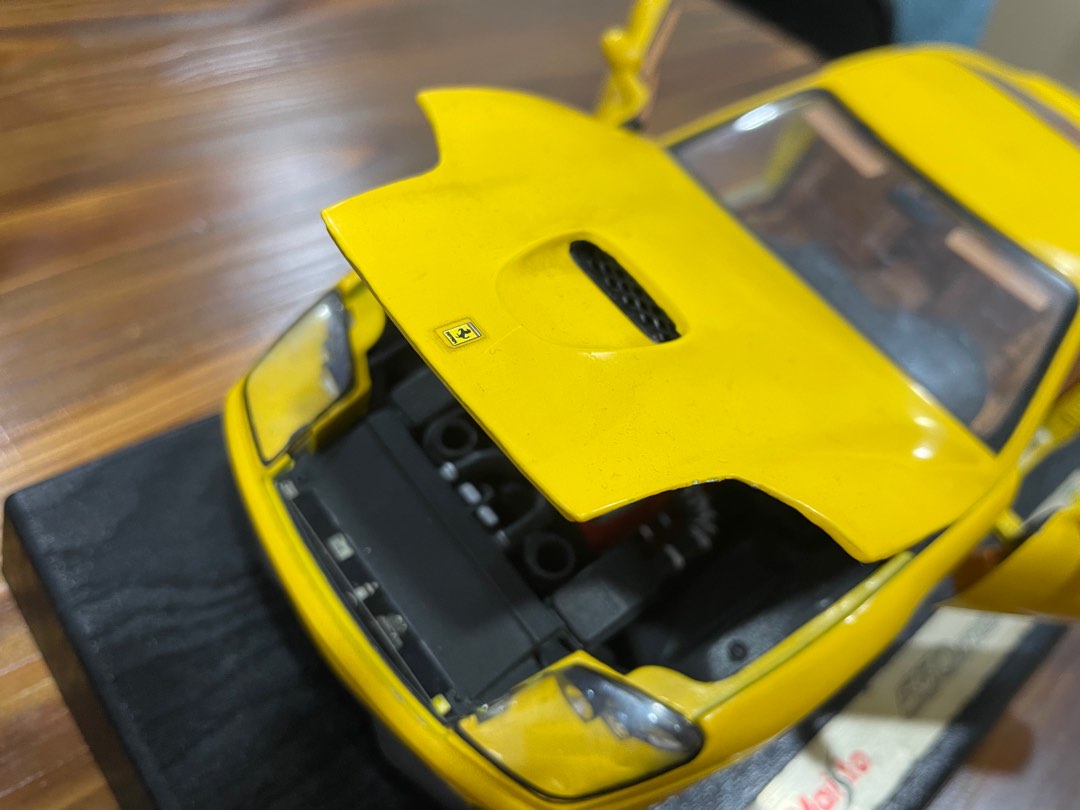 Yellow Ferrari 550 maranello 1996, Hobbies & Toys, Toys & Games on ...