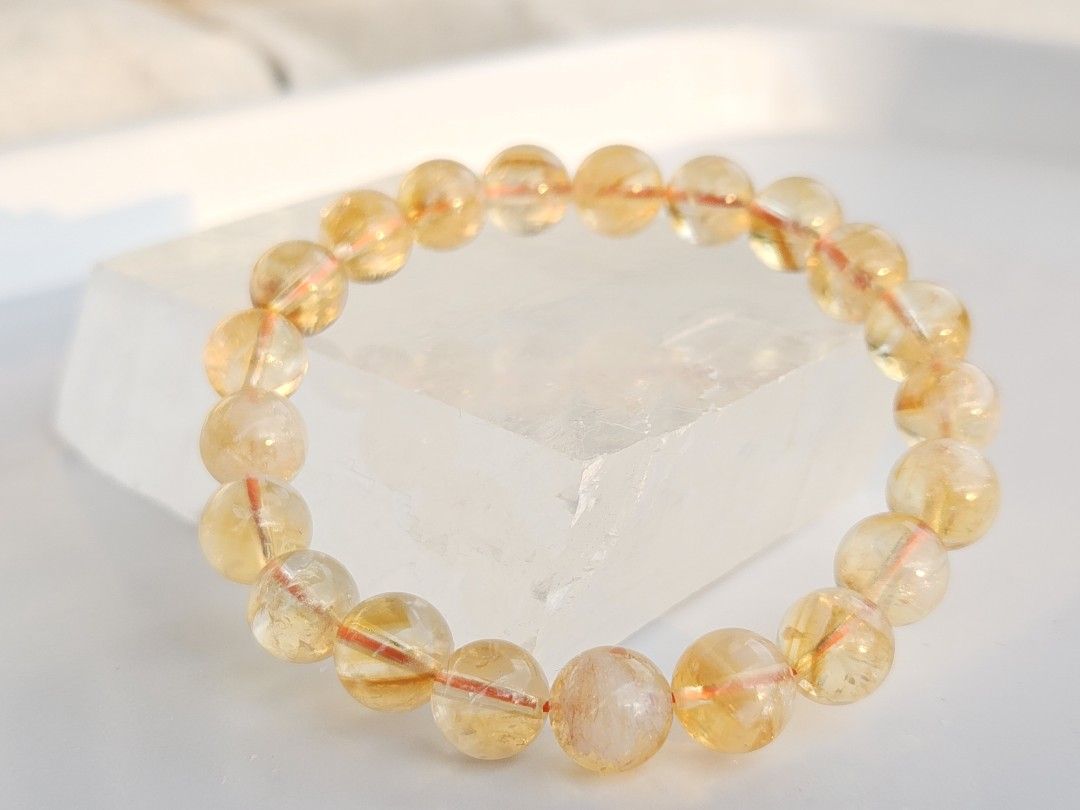 藍針黃幽靈黃水晶雪花黃幽靈Yellow Phamtom quartz crystal, 女裝, 飾物及配件, 寶石、鑽石、水晶 - Carousell